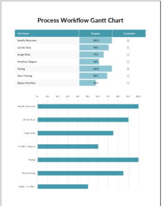 Process Workflow Gantt Chart