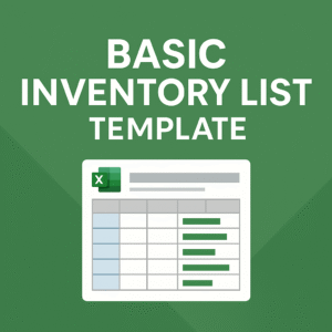 Download [Free] Basic Inventory List Excel Format