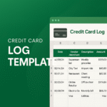 Download [Free] Credit Card Log Excel Template