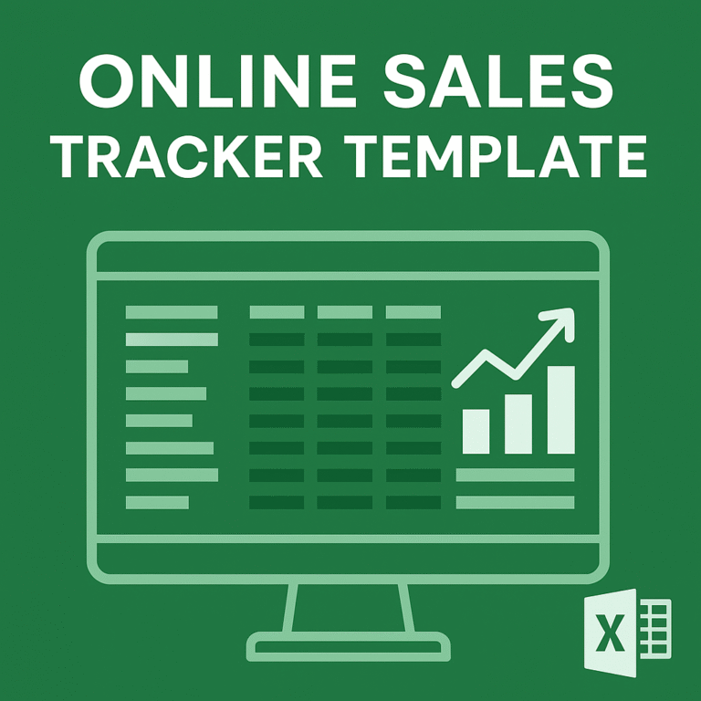 Get [Free] Online Sales Tracker Excel Template