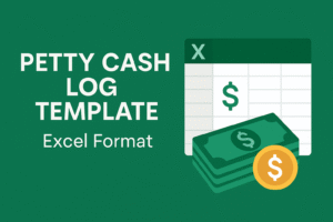 Download [Free] Petty Cash Log Excel Template