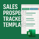 Download [Free] Sales Prospect Tracker Excel Template