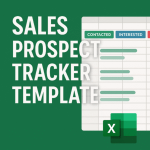 Download [Free] Sales Prospect Tracker Excel Template