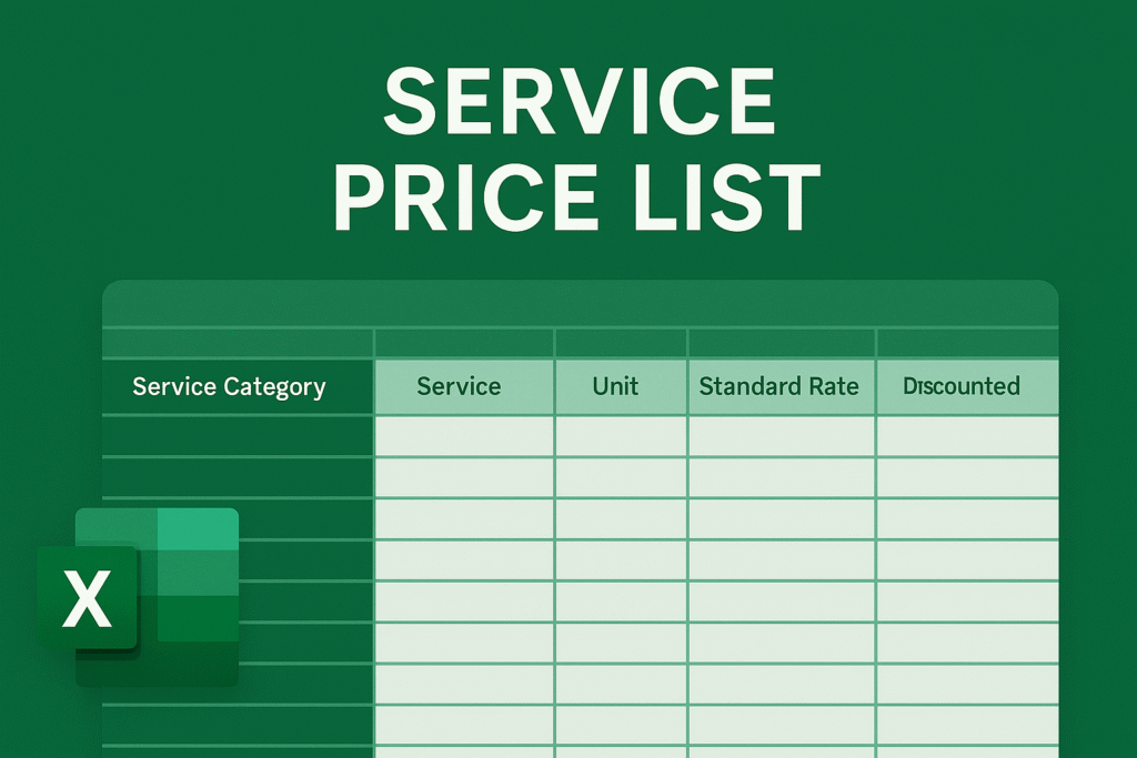 List, Tracker and Logs Excel Template – Free Download