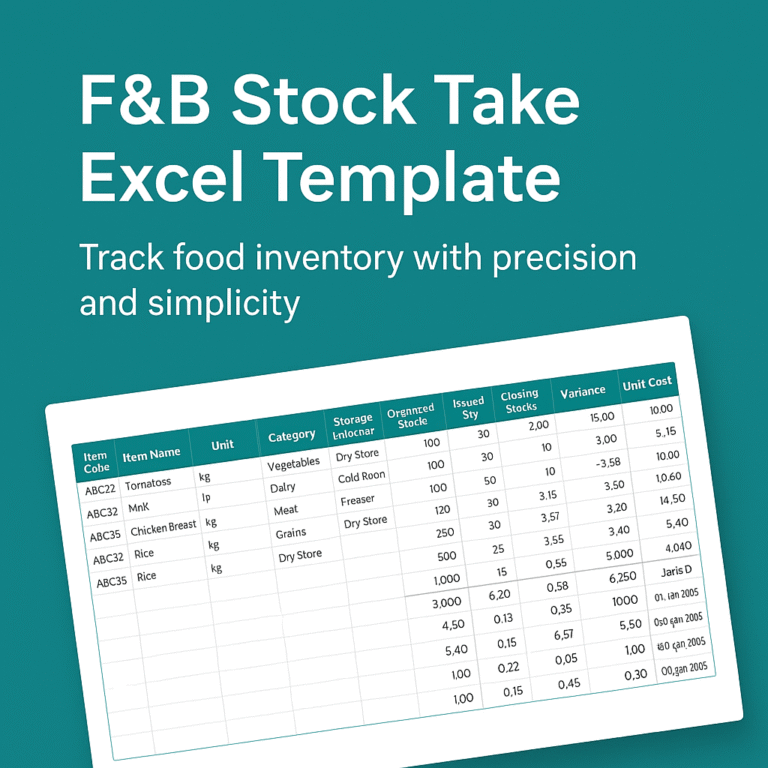 Inventory Management Templates – Free Excel Formats