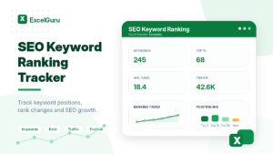 SEO Keyword Ranking Tracker Template - Free Excel Download